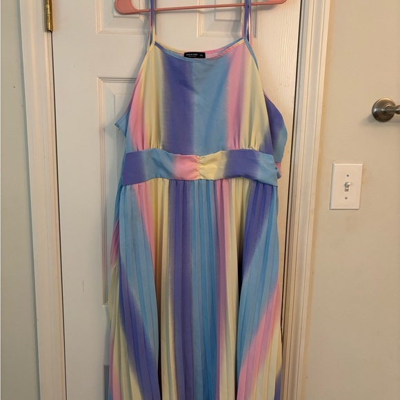 SHEIN | Dresses | Shein Pastel Striped Midi Dress | Poshmark